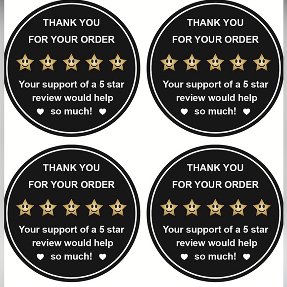 Office | Best Selling 5 Please Leave A Review Star Stickers | Poshmark